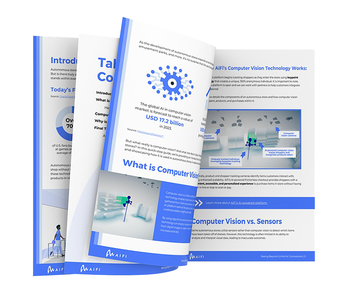 Computer Vision Technology in Autonomous Stores at Parks & Stadiums